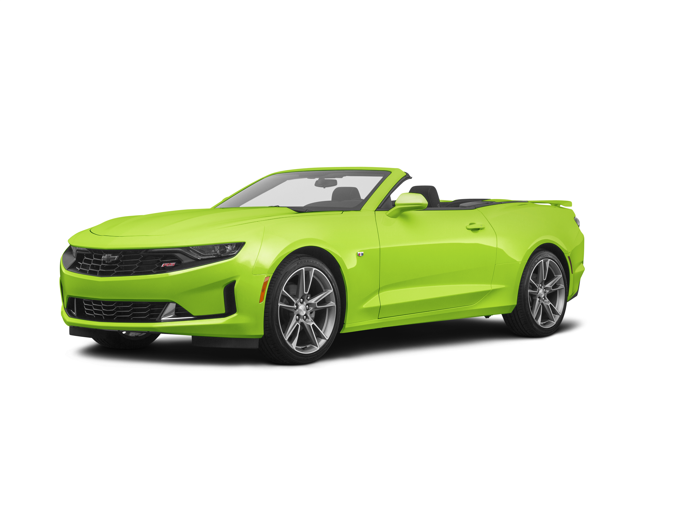 Lime Green Camaro Convertible