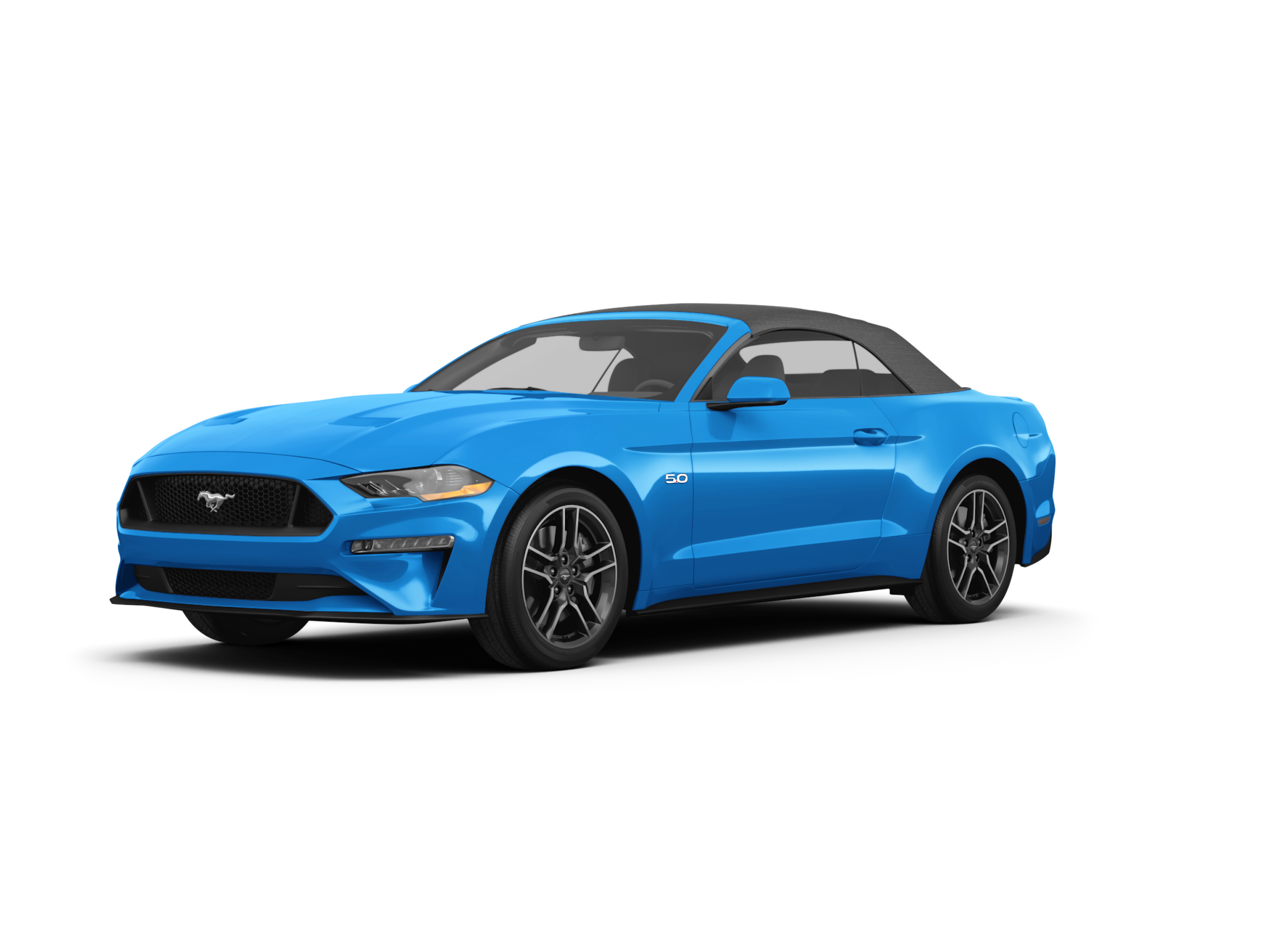 2023 Mustang Azul Descapotable