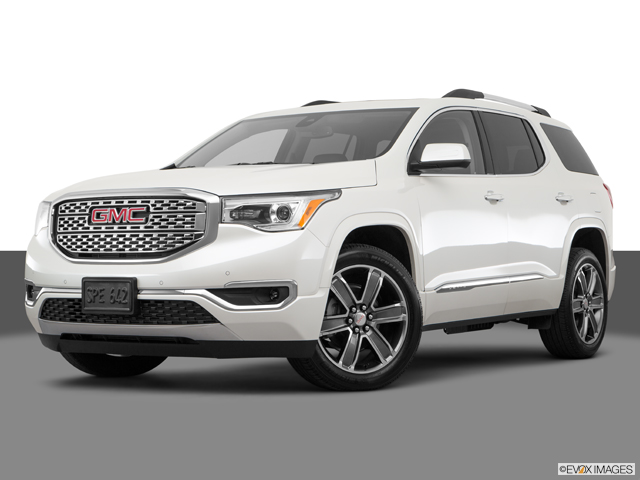 White Gmc Acadia Denali