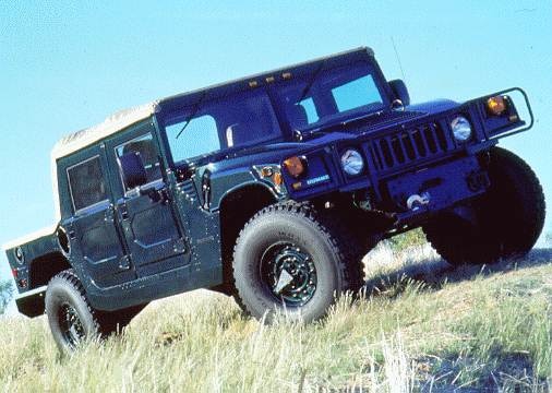 Blue Hummer H1