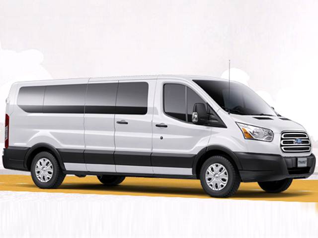 Used 2016 Ford Transit 150 Wagon XL w/Medium Roof w/Sliding Side Door ...